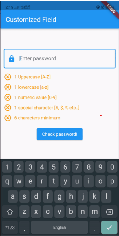 A Tidy Validated Password Textformfield For Flutter Follow Tutorials 0135