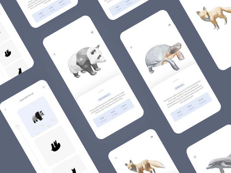 A beautiful flutter app that lists 3d model of animals - Follow Tutorials
