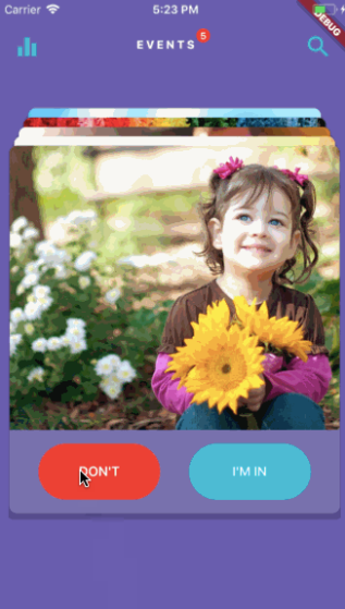 Smooth Tinder Swipe Animation in Any Flutter App - Follow Tutorials