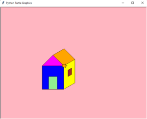 Drawing a Multi Color Hut using Python Turtle Module - Follow Tutorials
